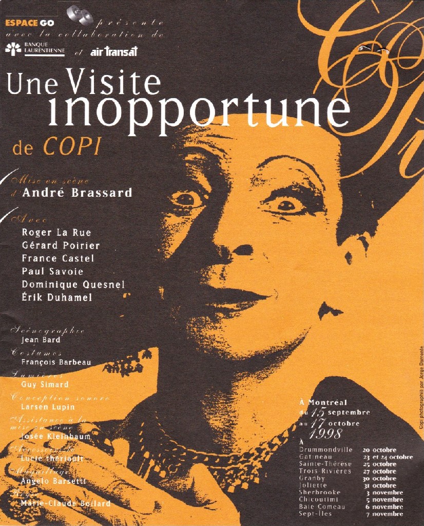 Une visite inopportune – Broadway – Montréal